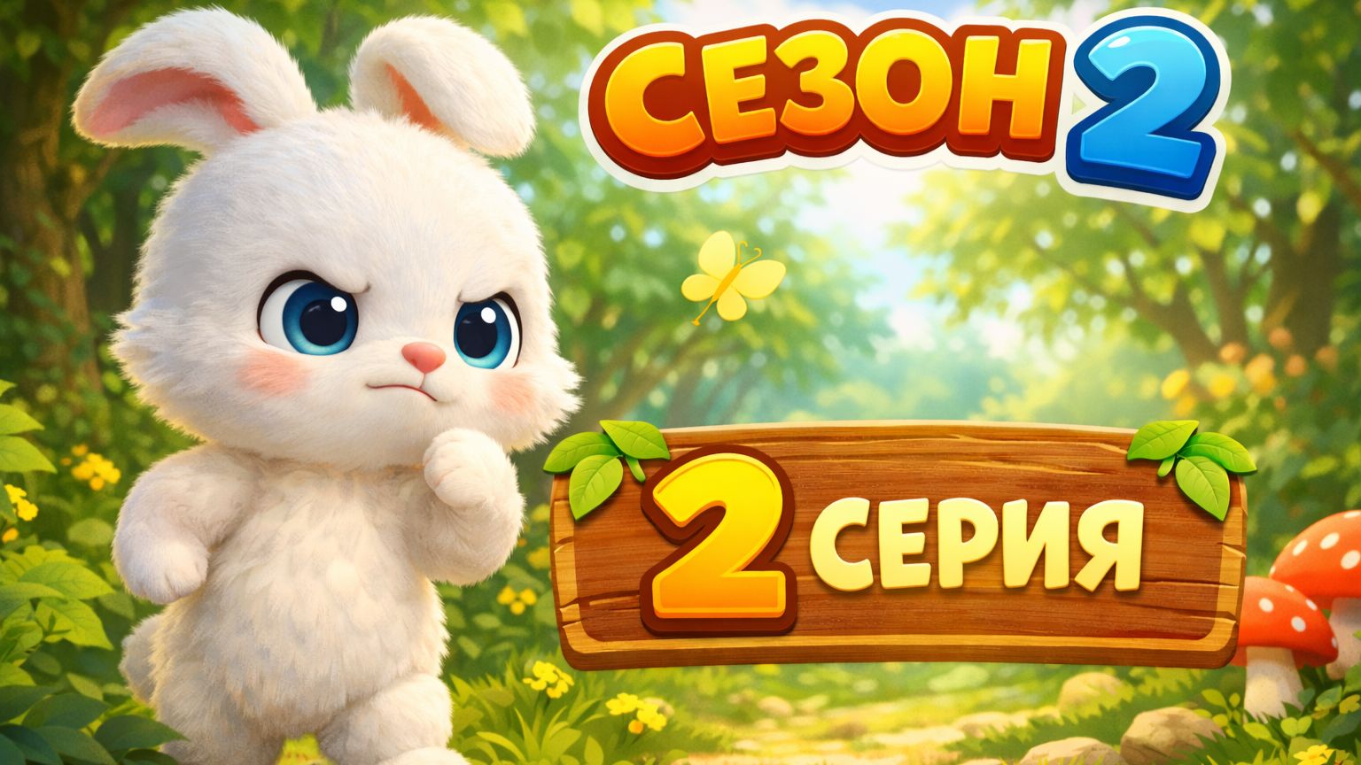 Зайчик учится  смелости - 2 серия 2 сезон