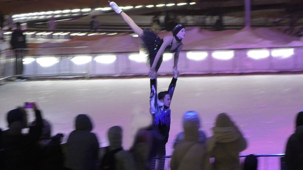 Ледовое шоу "Лебединое озеро" на ВДНХ. Алёна Косторная и Георгий Куница (10.01.26)