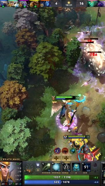 Lich умирает от летающего петуха дота 2 🥸 #клип