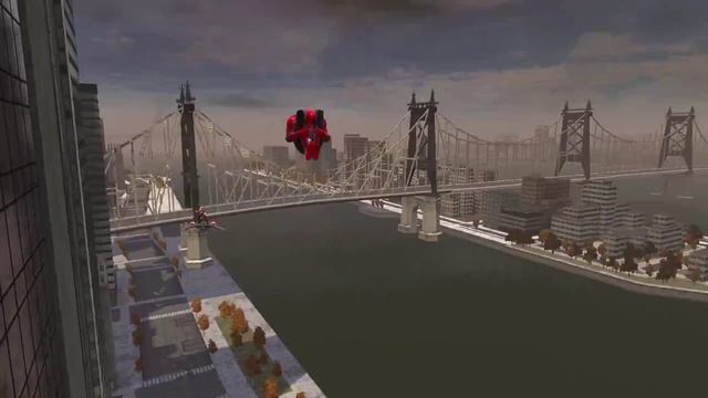 Spider-Man: Web of Shadows единственная игра с боями на стенах и сменой костюма в бою.