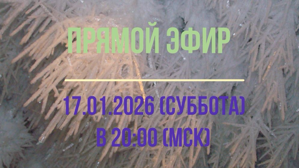 Анонс эфира 17.01.2026