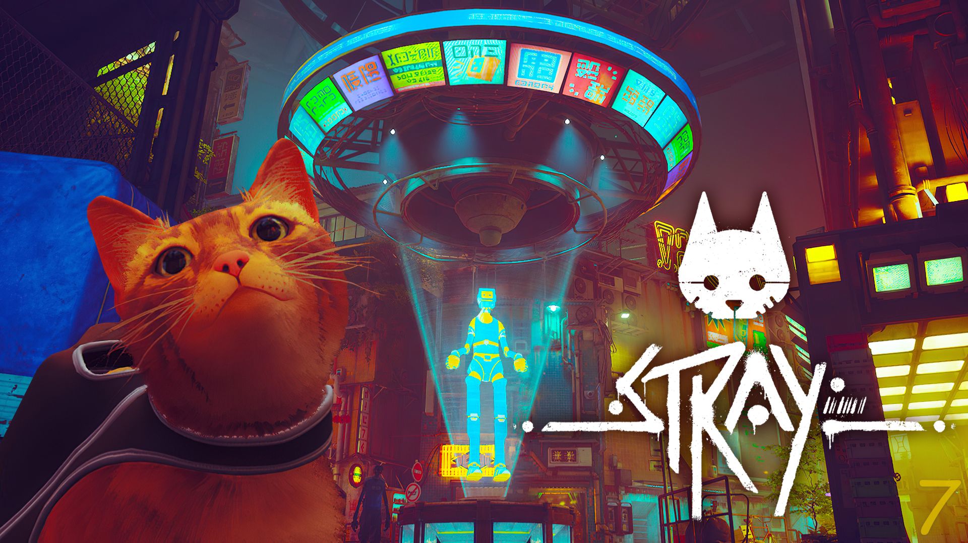 Котёнок в кибергороде – Stray #7