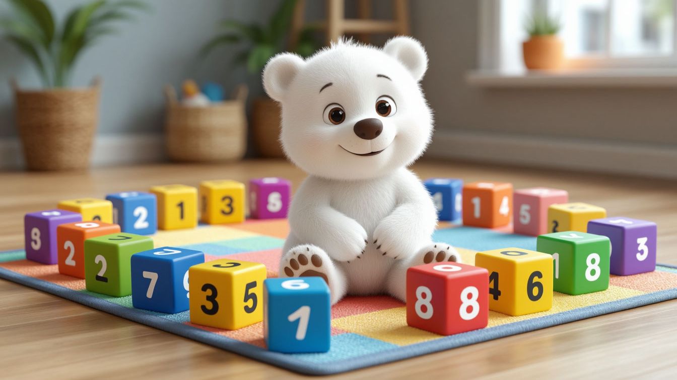 🎵ТАНЦЕВАЛЬНАЯ ПЕСЕНКА. ОБУЧЕНИЕ СЧЁТУ от 1 до 10. Учимся считать с Мишкой под детские песенки!