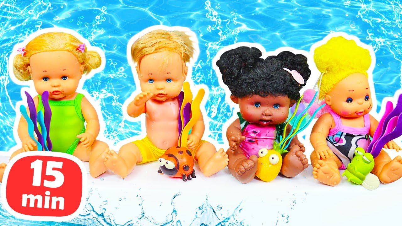 Мой детский сад : Весёлое плавание и ныряние в бассейне! 🏊👶✨