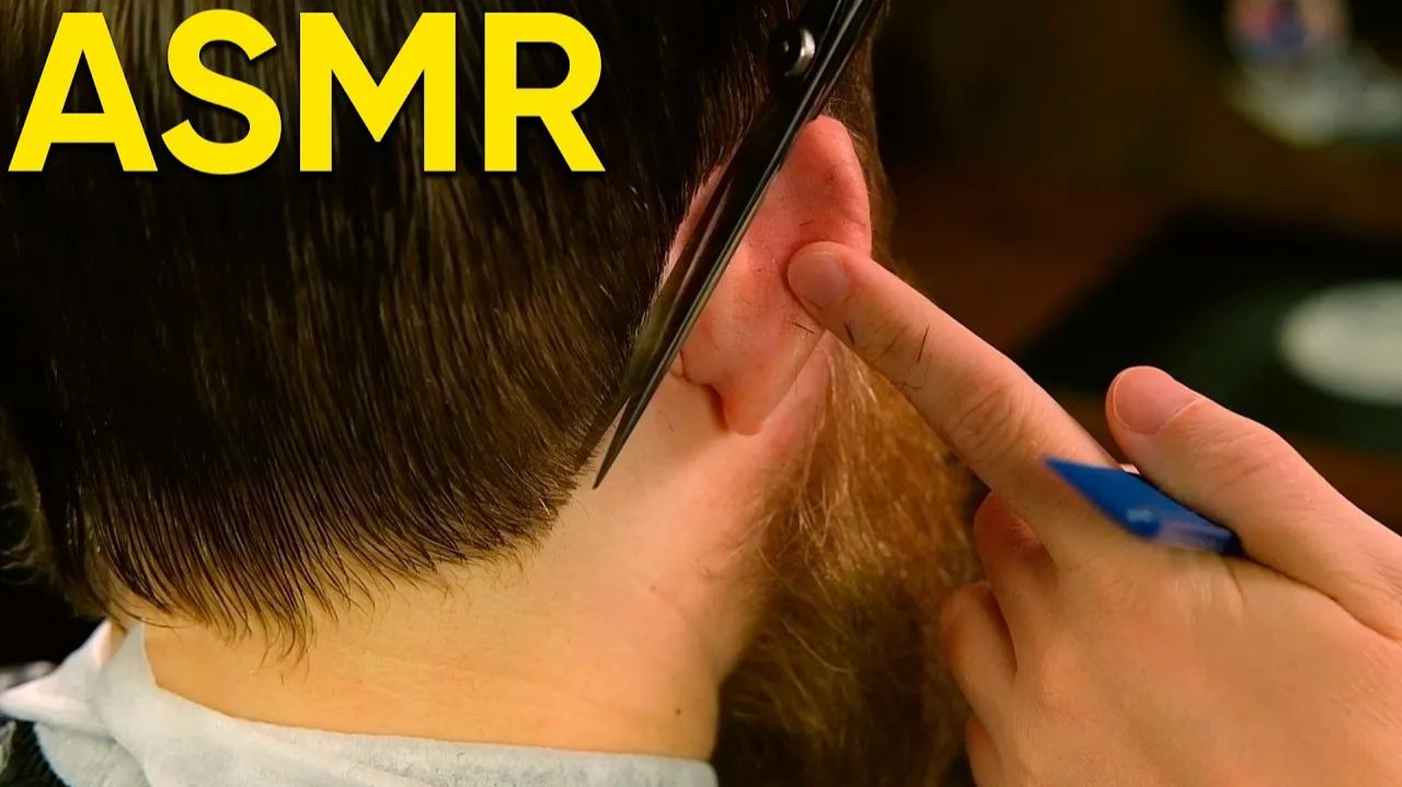 АСМР / ASMR 💈 Царская стрижка только ножницами 30 минут