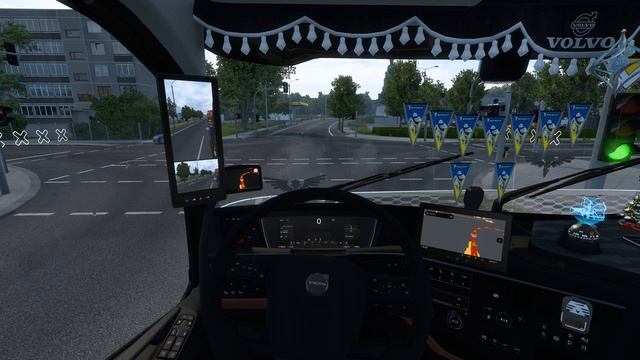 Euro Truck Simulator 2 Негабаритная перевозка Локомотива 80 тонн груза при шасси 4x2 .