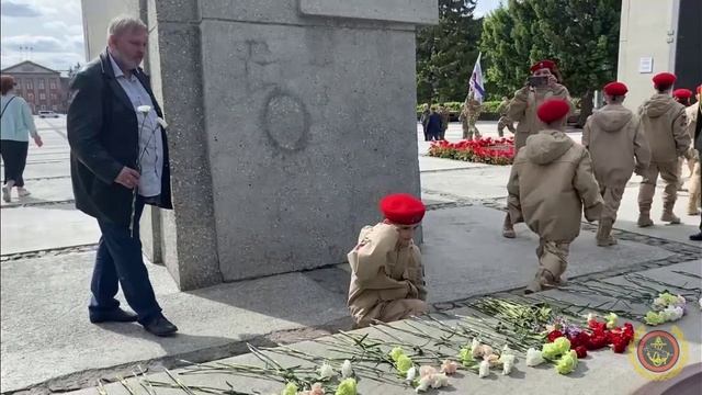 Дневник автопробега «Сила в Единстве». Новосибирск. Эстафета памяти у Вечного огня