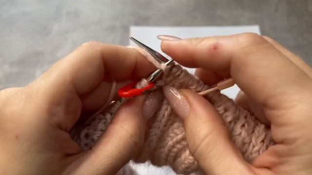 простая манишка спицы