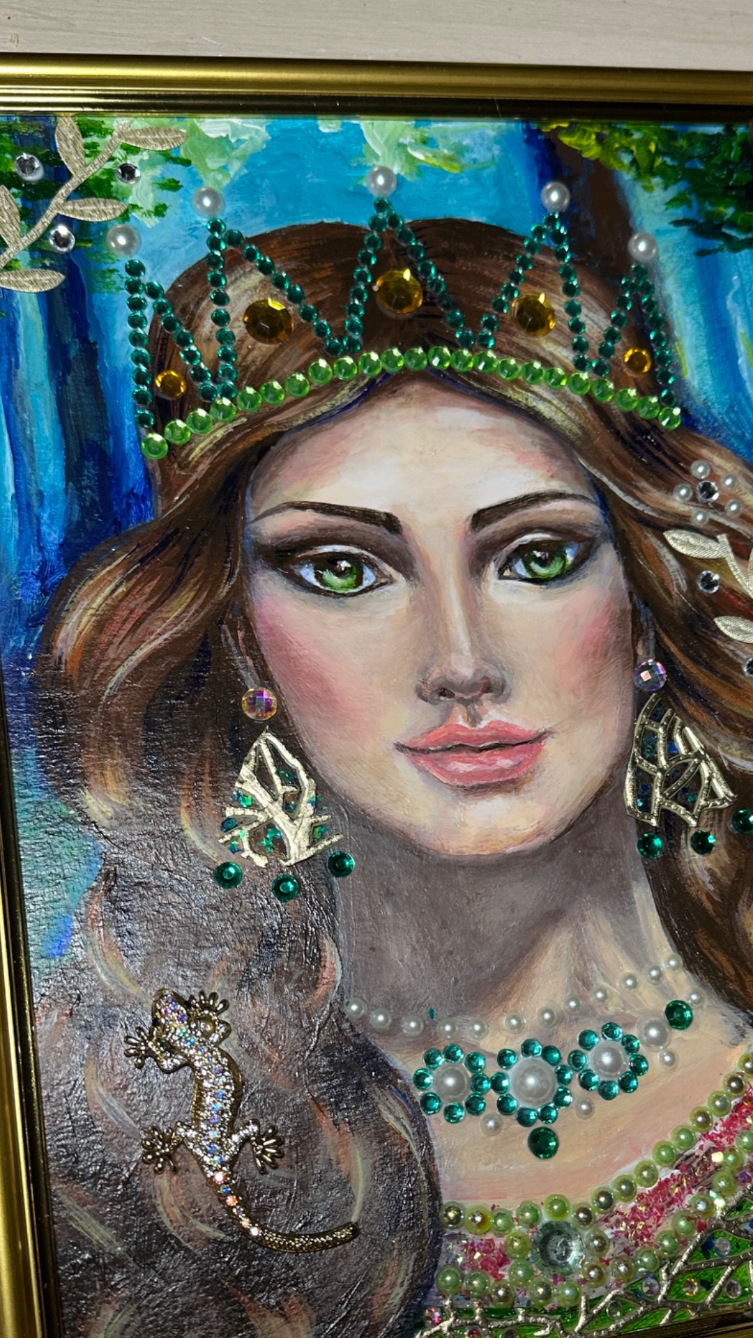 Хозяйка Жигулевских гор. Акрил.