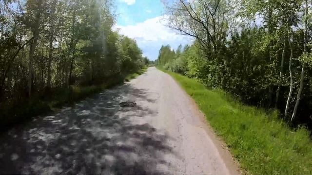 По Шадринскому району и в Далматово по трассе на моноколесе 2025 год часть 4