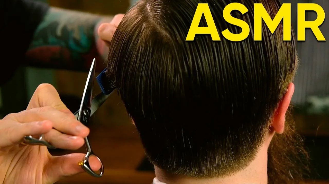 АСМР / ASMR 💈 Идеальная стрижка только ножницами для сна 30 минут