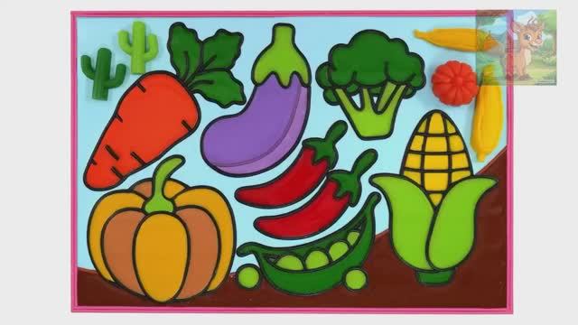 Раскрашивание овощей, тыквенно-желатиновое желе для детей