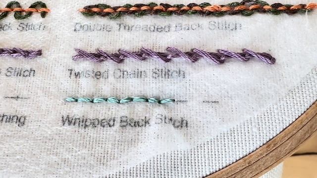 15. Обметанный строчный стежок