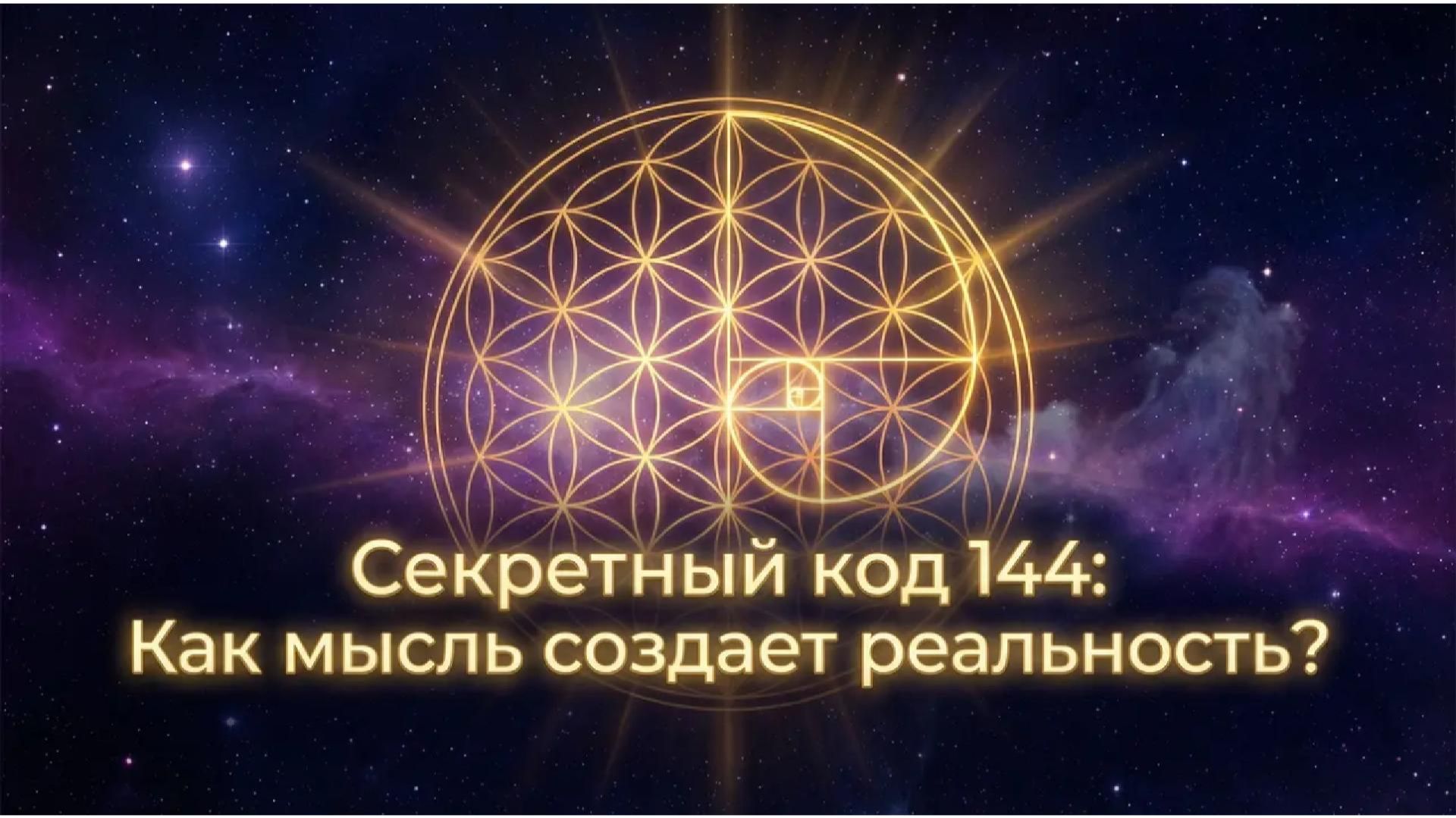 Секретный код144 как мысль создаёт реальность