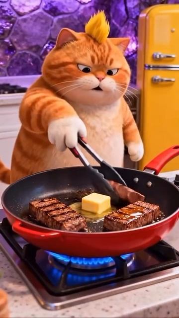 Рыжий котик из нейросети