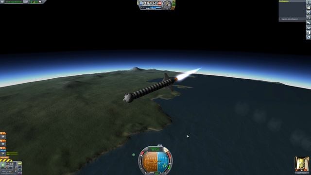 Kerbal Space Program Союз-1М на ракете Р-3М ещё одна попытка выйти на орбиту №6