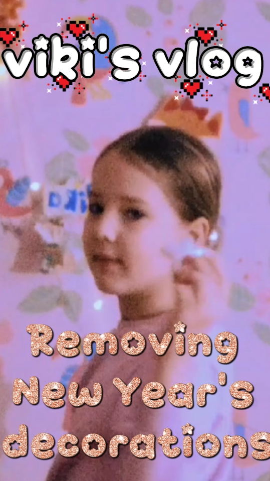 Viki's Vlog – removing Christmas decorations🌲