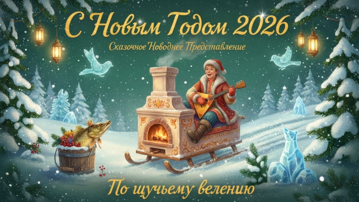 МБОУ «Центр образования п. Угольные Копи» Новогоднее представление «По щучьему велению»