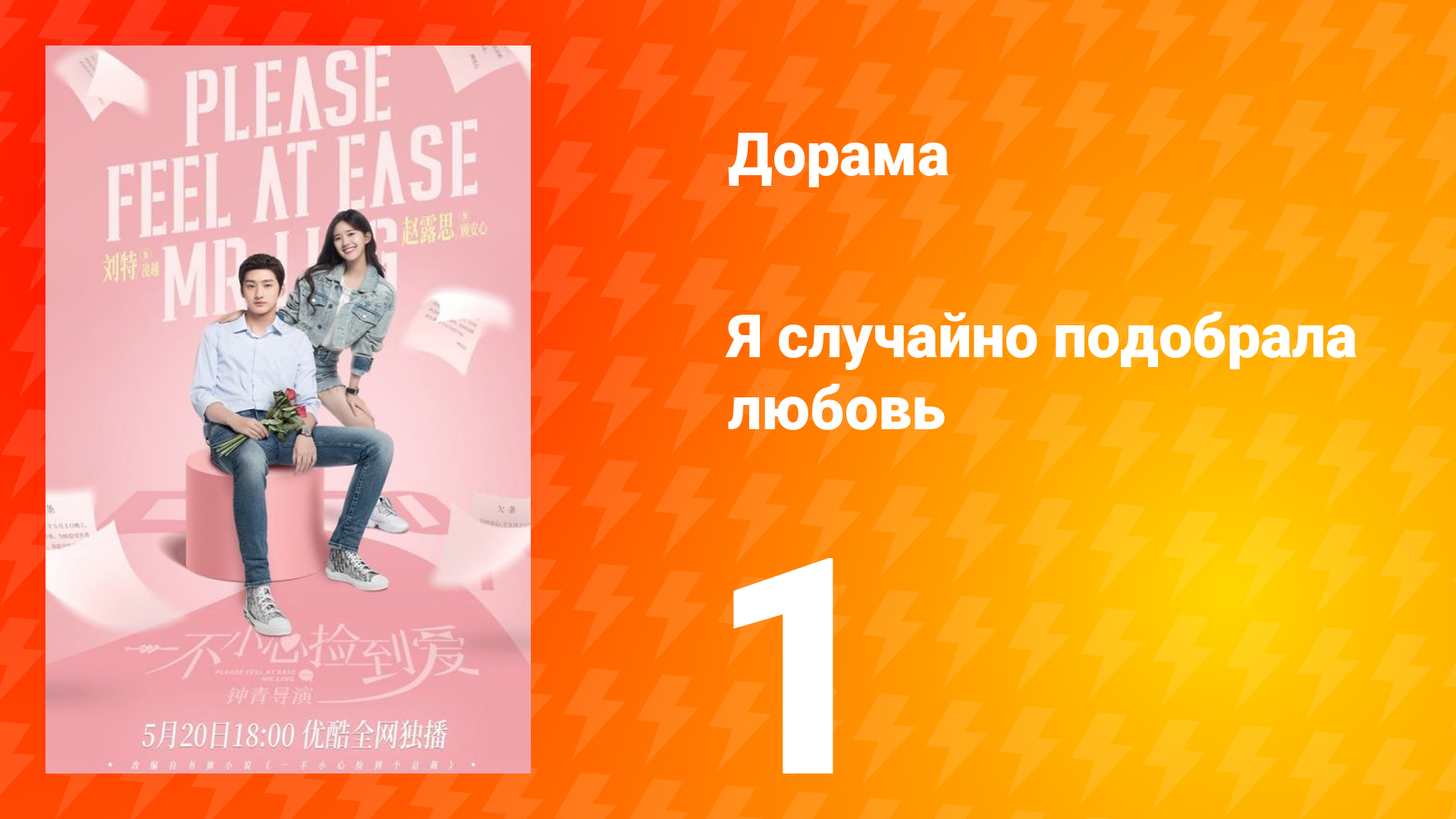 Я случайно подобрала любовь 1 сезон 1 серия