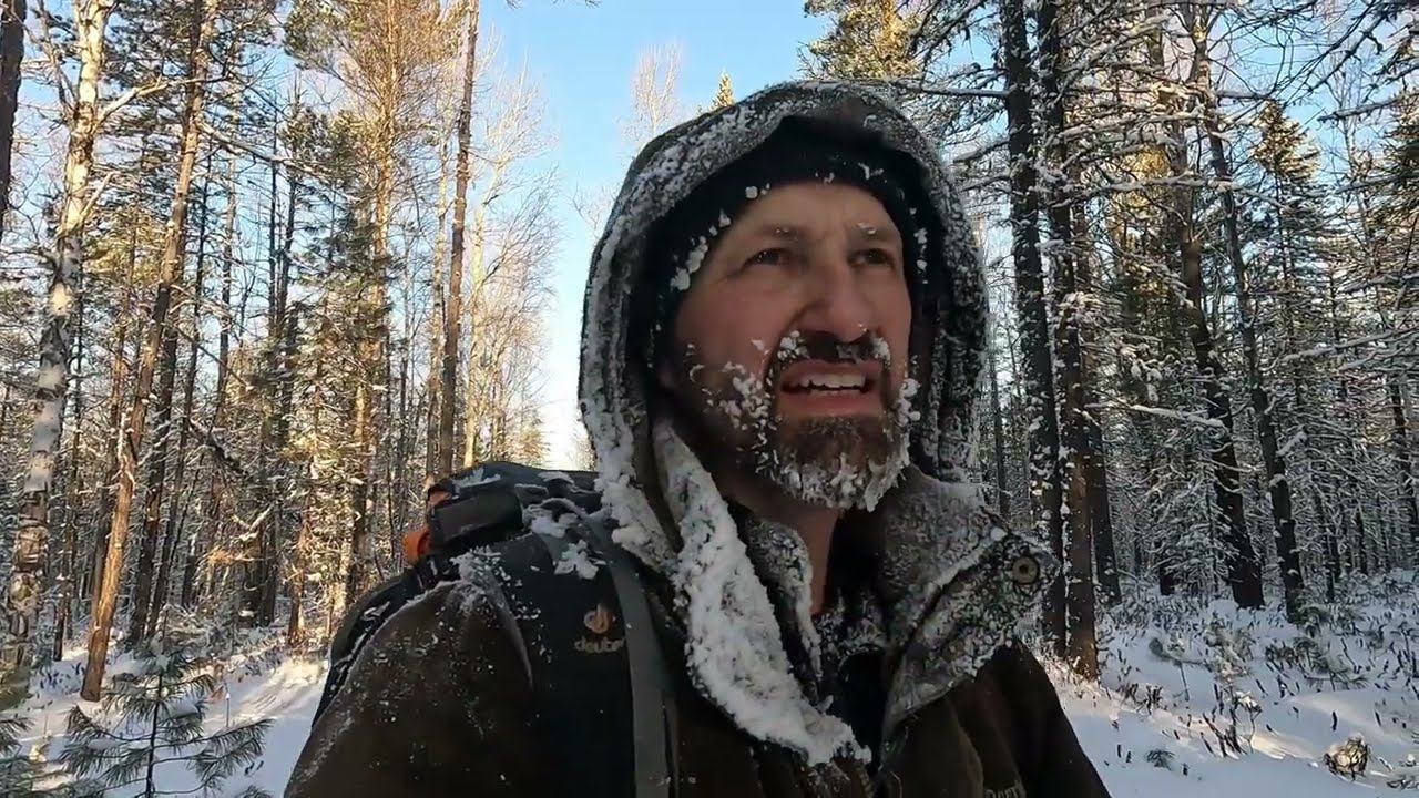 НА ПУТИКЕ В -28°С. БЬЮ БАКЛУШИ НА "ЯГОДНОЙ". ЕДВА НЕ СГОРЕЛ В ЗИМОВЬЕ! #идилесом 15.12.23