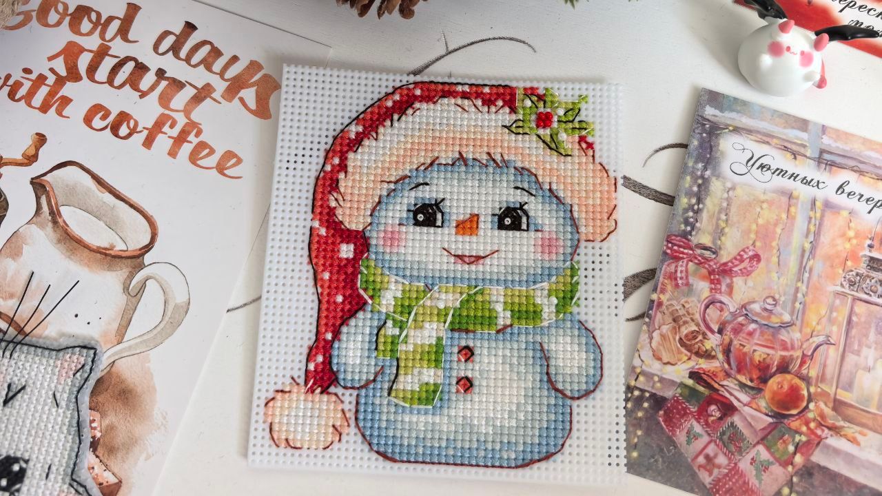 Почти рукодельный влог. Вышивальная неделя 09 - 16.01.2026. Часть 1