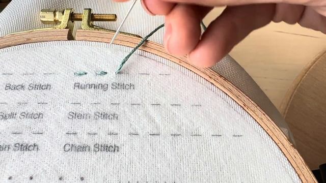 5. Шов -вперед иголку-