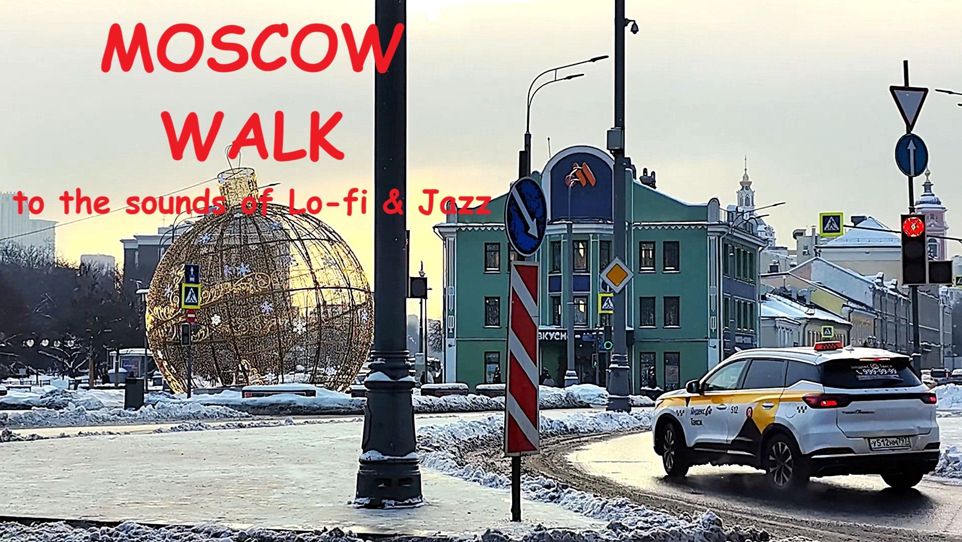 Moscow | В морозный день по улица Житная | A walk to the sounds of Lo-fi & Jazz