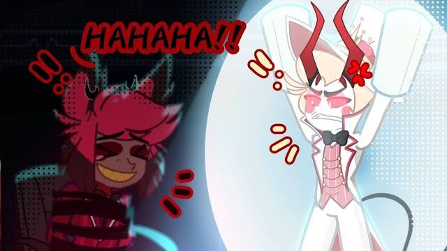 It's not funny meme//hh// gl2 [ radioapple ]//hazbin hotel//alastor& lucifer