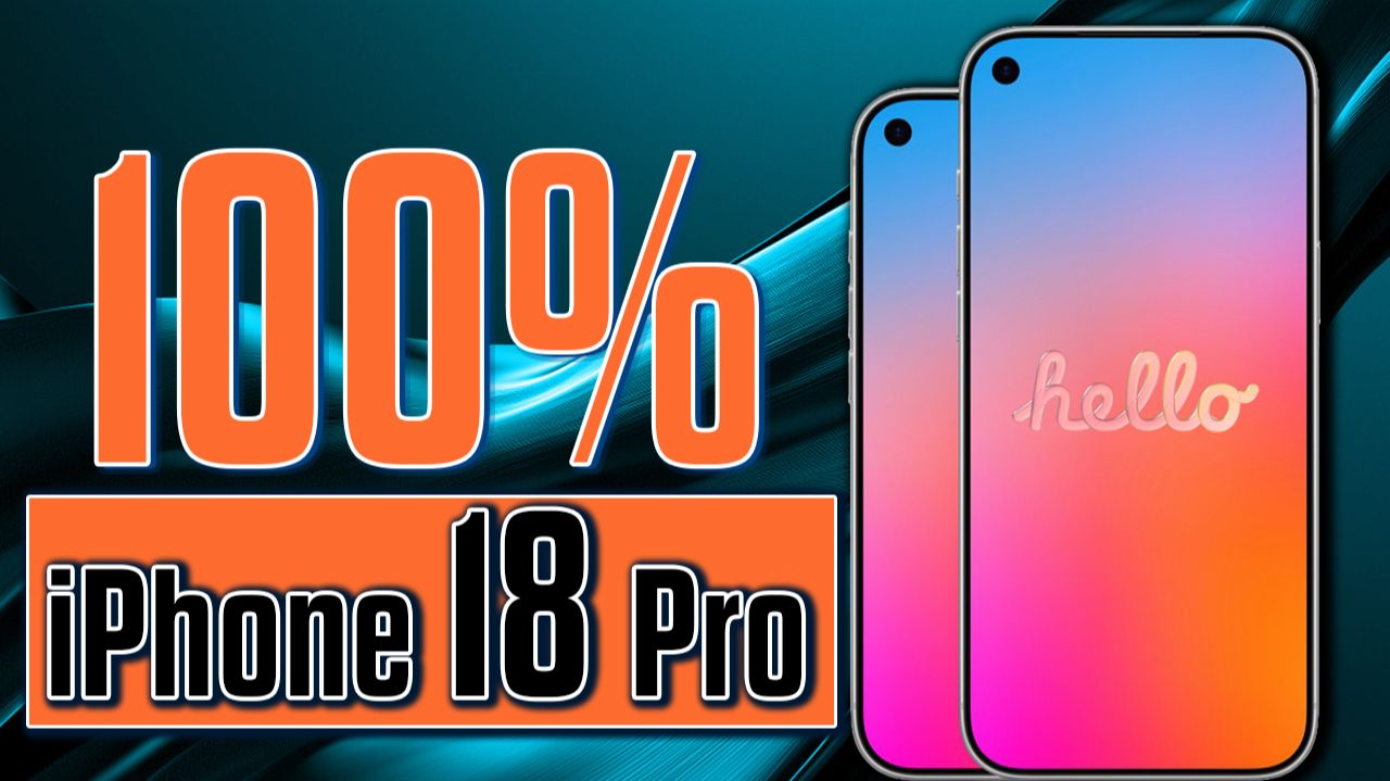 100% iPhone 18 Pro