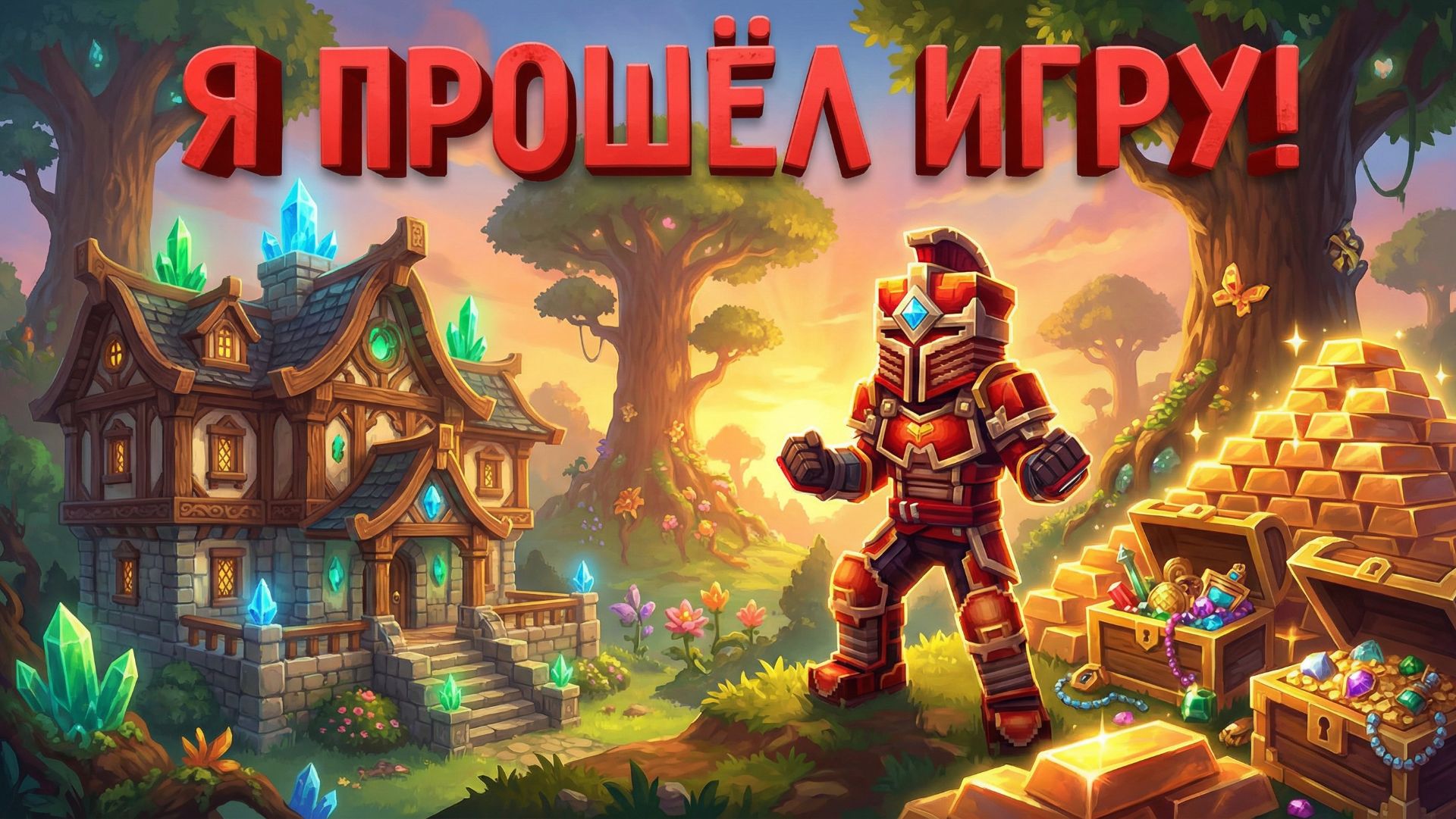 Я ПРОШЁЛ ИГРУ! У МЕНЯ АДАМАНТИЕВЫЙ СЕТ, ВИДЕЛ НОВЫЕ МИРЫ, БАГИ, ЭТО ЧЕСТНЫЙ ОБЗОР 6 ХАЙТЕЙЛ: hytale