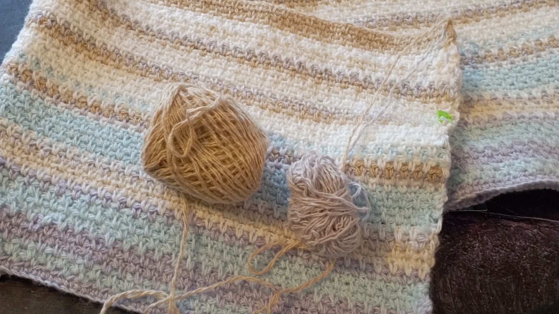 Температурный плед. 18 января. Пока не надоело)