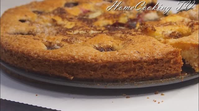 Пирог сливовый Рецепт