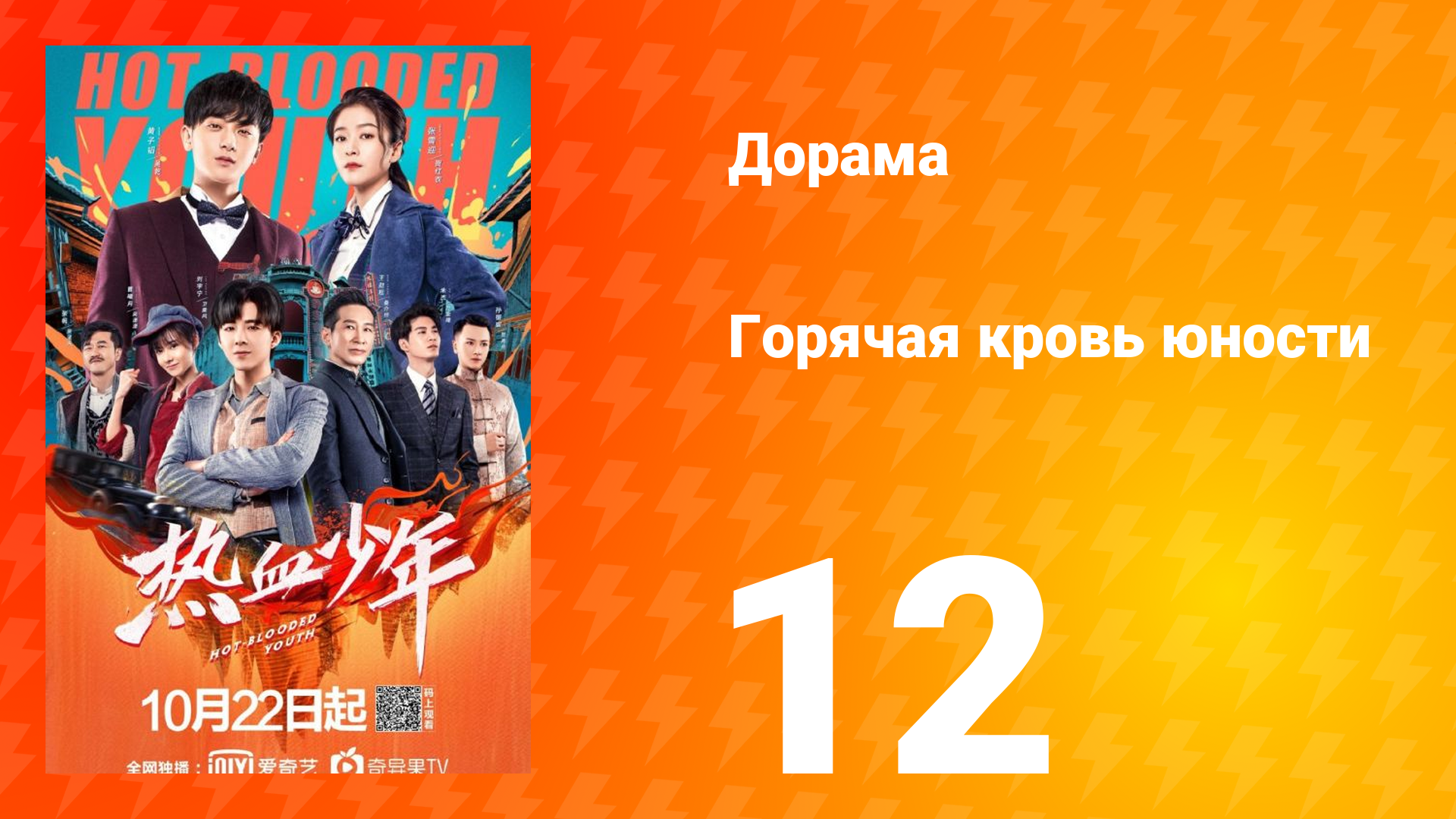 Горячая кровь юности 1 сезон 12 серия