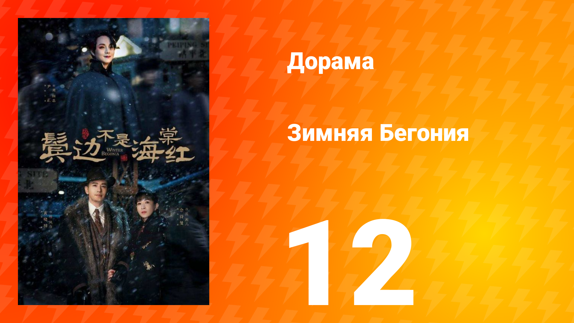 Зимняя Бегония 1 сезон 12 серия