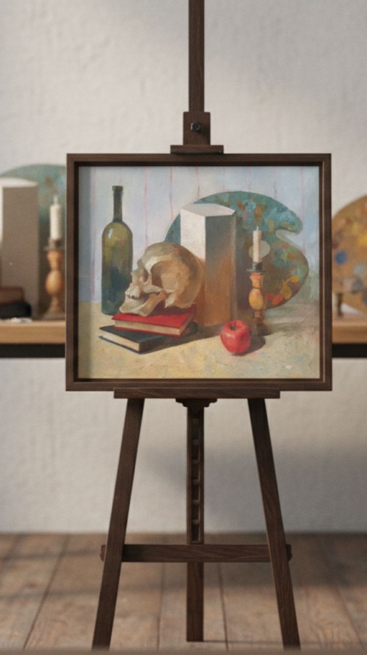 Натюрморт с черепом