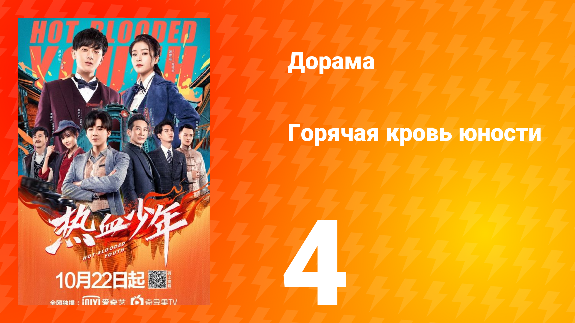 Горячая кровь юности 1 сезон 4 серия