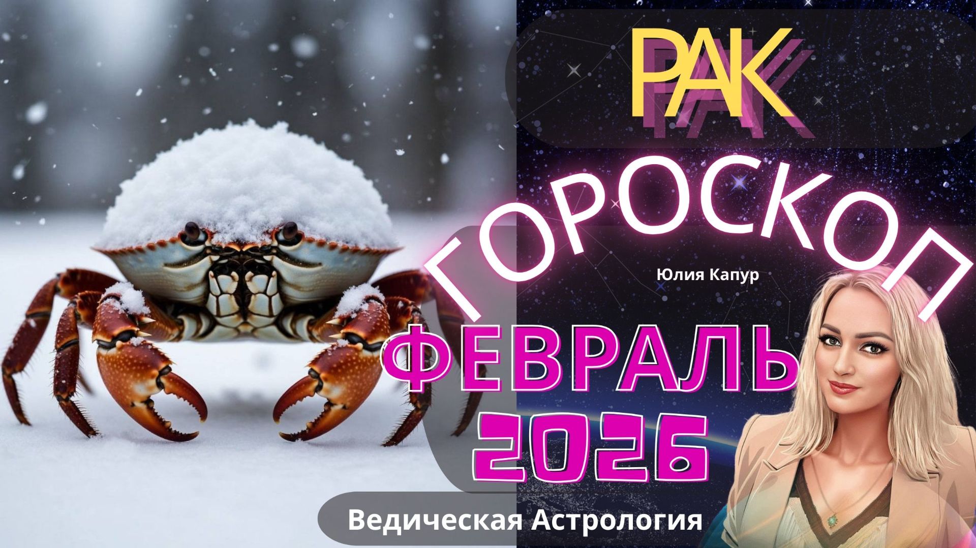 ♋Рак - гороскоп на Февраля 2026 года. От Юлии Капур