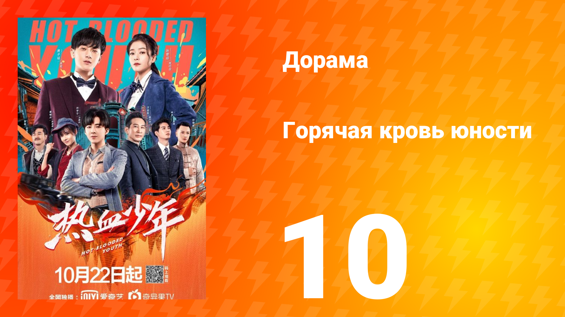 Горячая кровь юности 1 сезон 10 серия