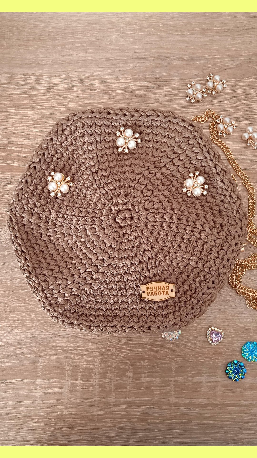 👍Сумка-клатч из полиэфирного шнура 🤗