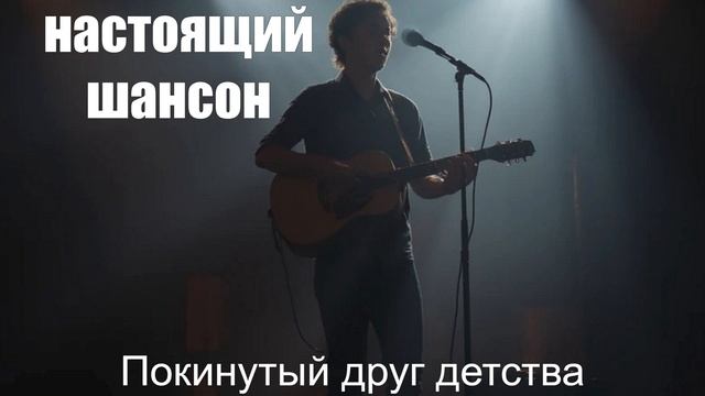 ШАНСОН ПОД ГИТАРУ|Покинутый друг детства|ПЕСНИ ДЛЯ ДУШИ