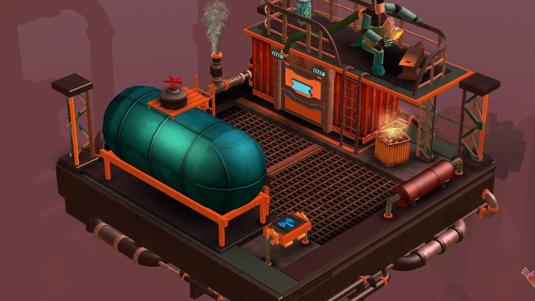 Tiny Robots Recharged | Водный Розервуар | Прохождение