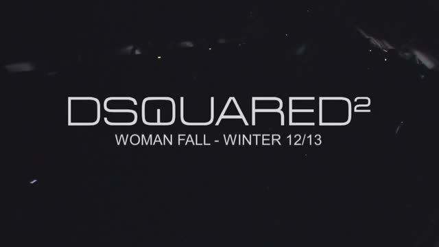 Показ женской коллекции Dsquared2 осень-зима 2013-2014