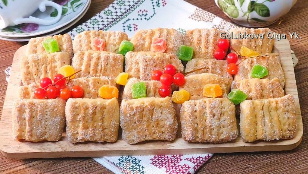 Быстрое печенье на кефире