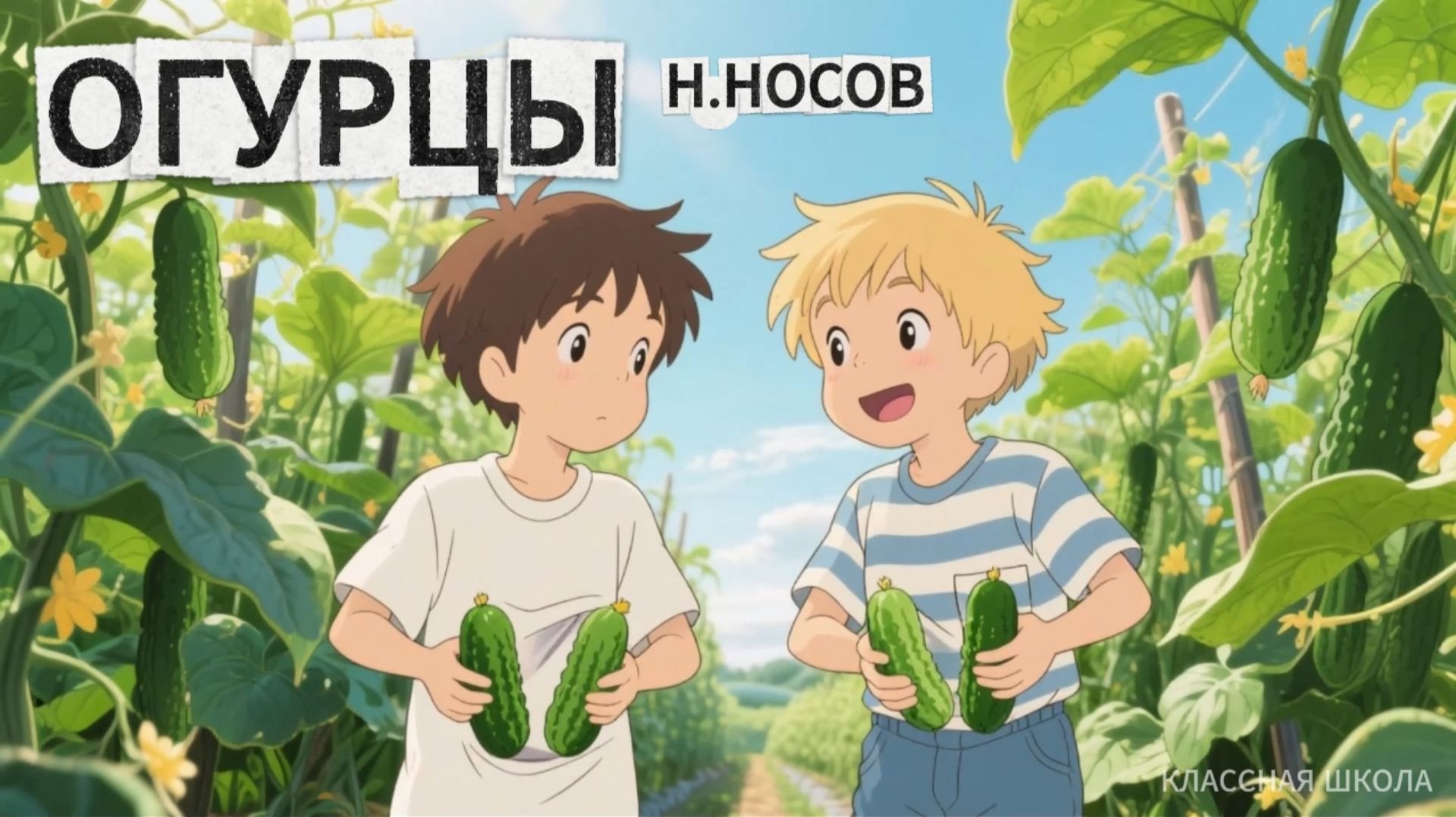 Мультфильм Огурцы 🥒по рассказу Николая Носова