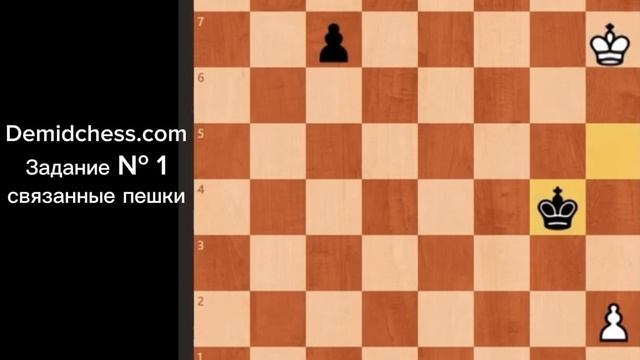 Задание № 1 Связанные пешки