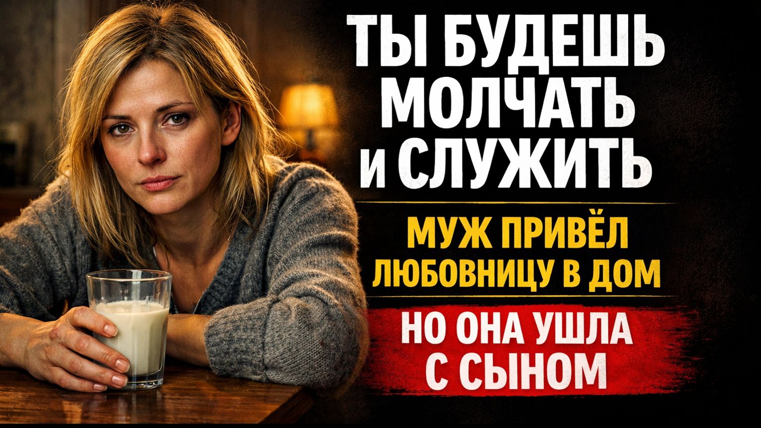 Терпела пьянство мужа ради сына. Когда он привёл любовницу, поняла: пора уезжать