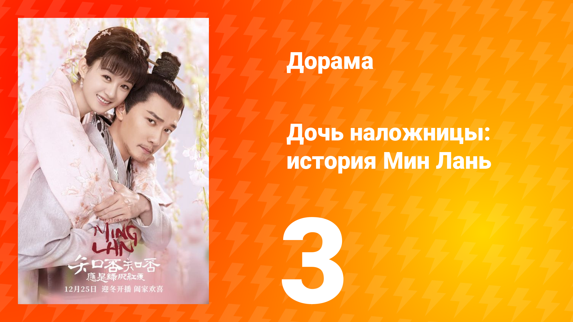 Дочь наложницы: история Мин Лань 1 сезон 3 серия