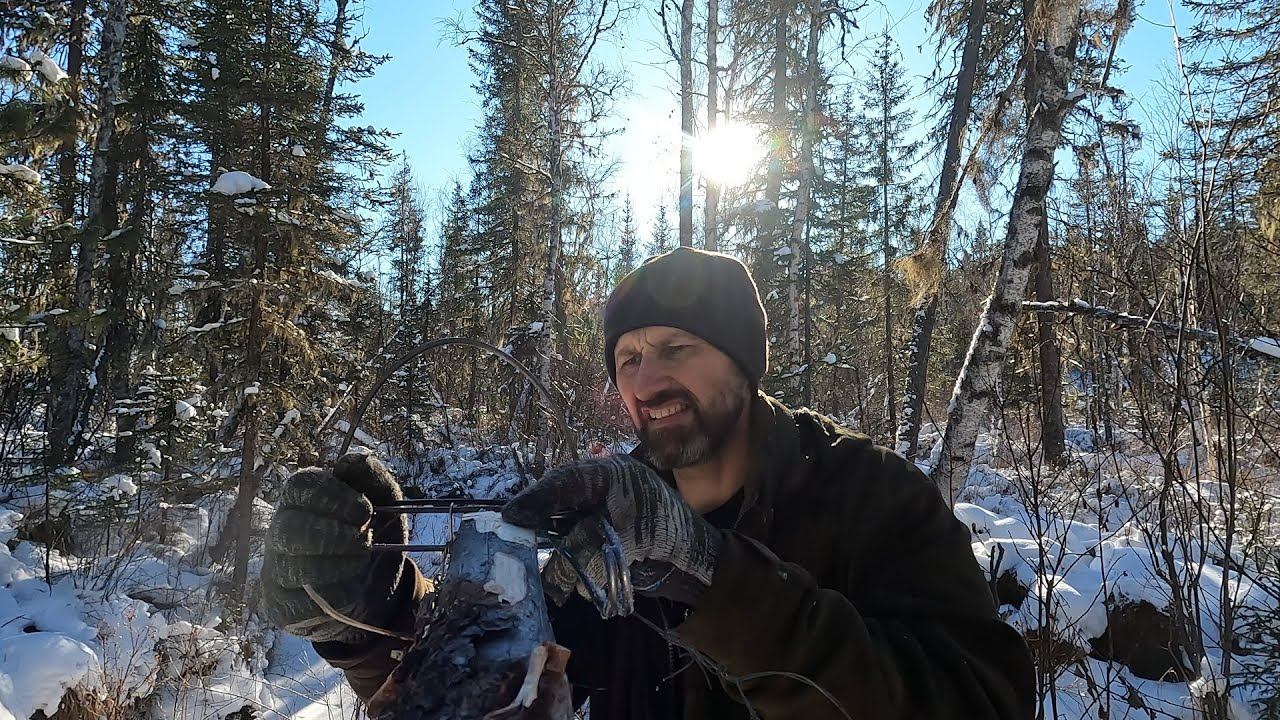 УСТАНОВКА И ПРОВЕРКА КАПКАНОВ НА СОБОЛЯ. ЧЕТЫРЕ ДНЯ В ТАЙГЕ. ТАЁЖНЫЙ БЫТ И КУХНЯ. 24.11.23