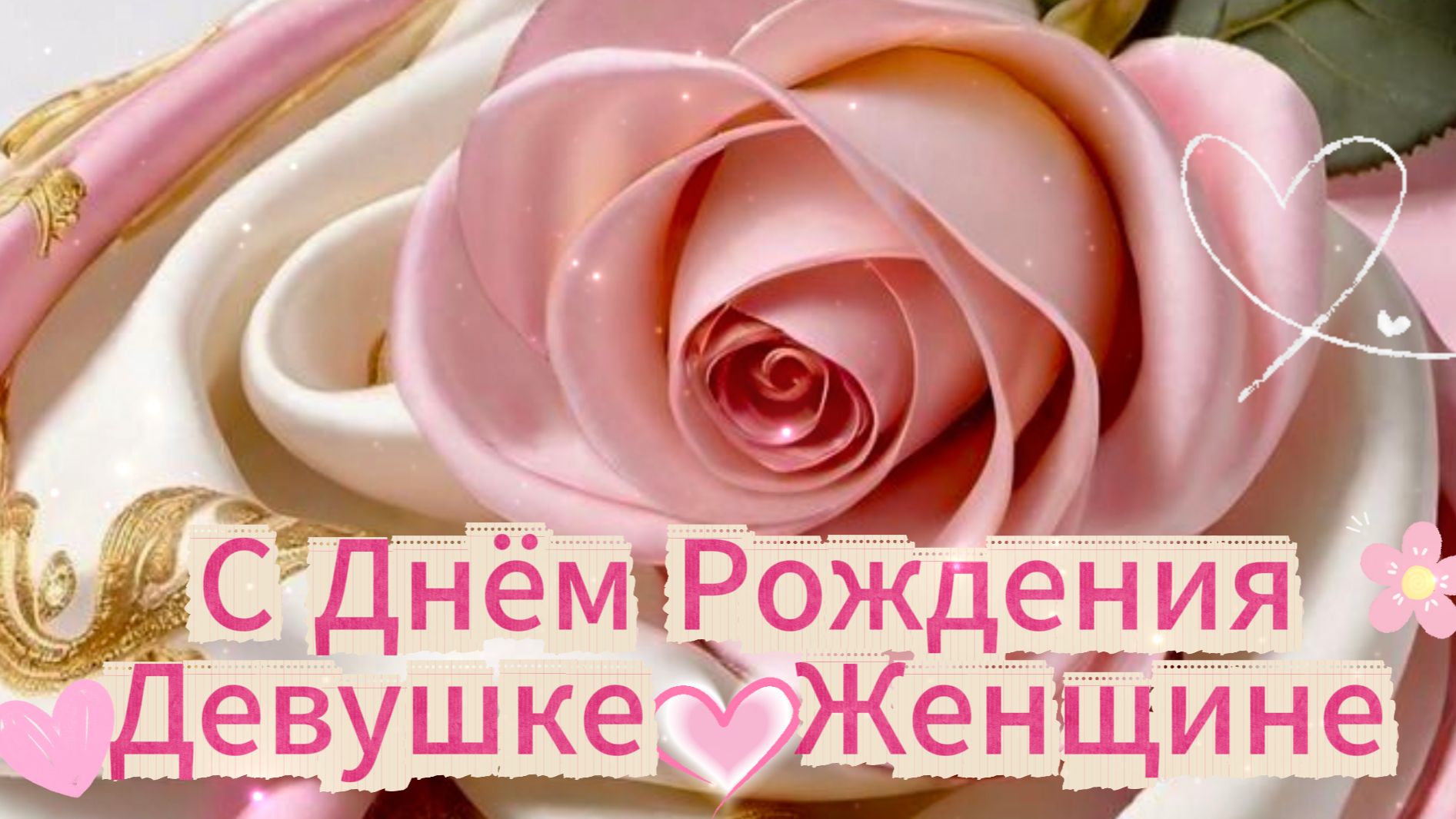 Поздравление С Днём Рождения Девушки Женщины Красиво!