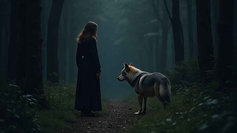 Таня и волк